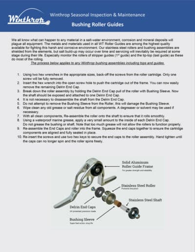 Roller Guides - Winthrop Tackle